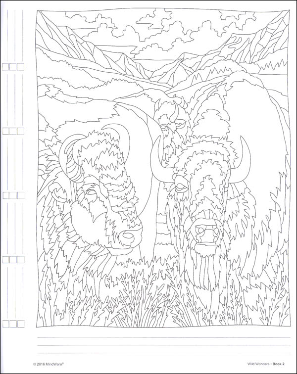 Color By Number: Wild Wonders Book 2 | MindWare