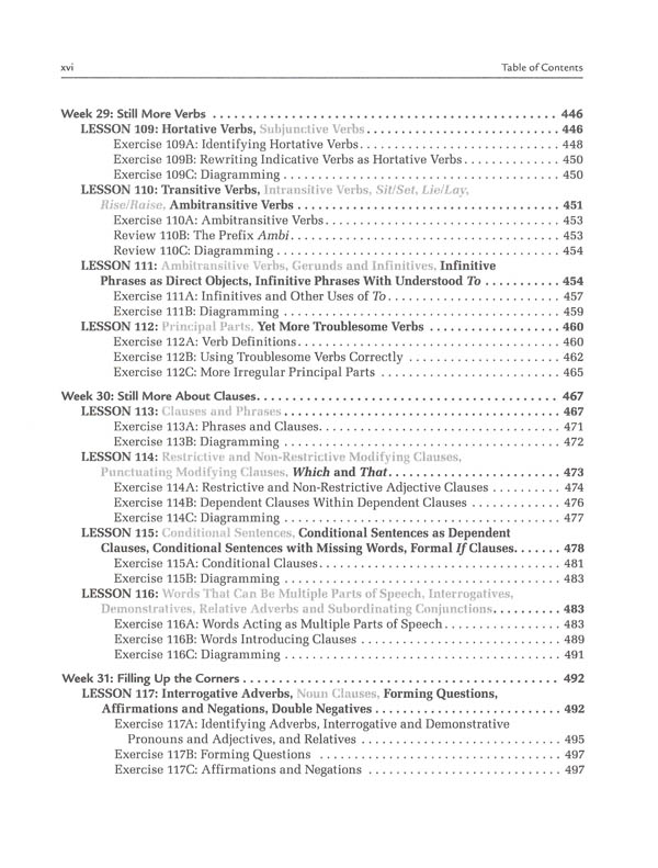 Grammar For The Well Trained Mind Purple Workbook Well Trained Mind