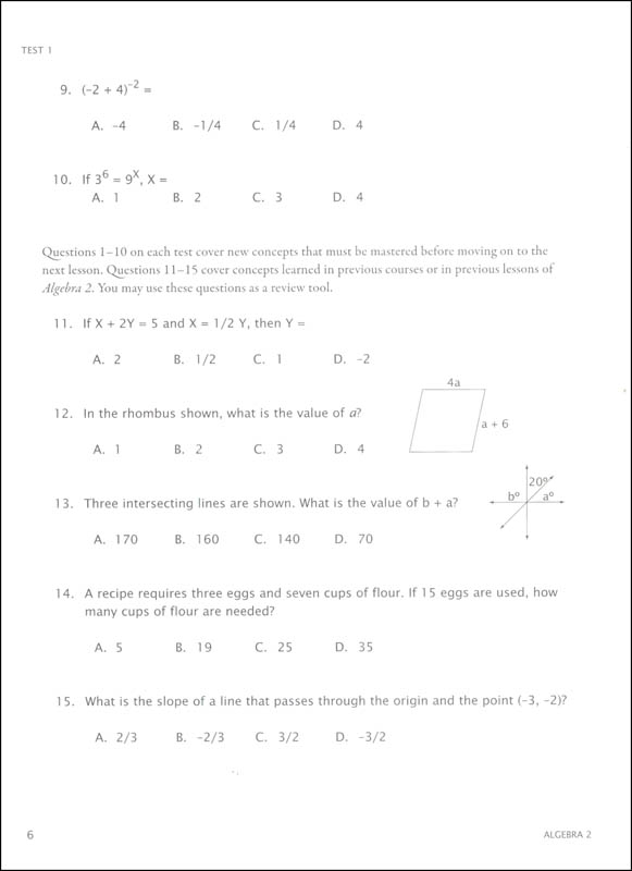 Math U See Algebra 2 Student Pack Demme Learning 9781608263493