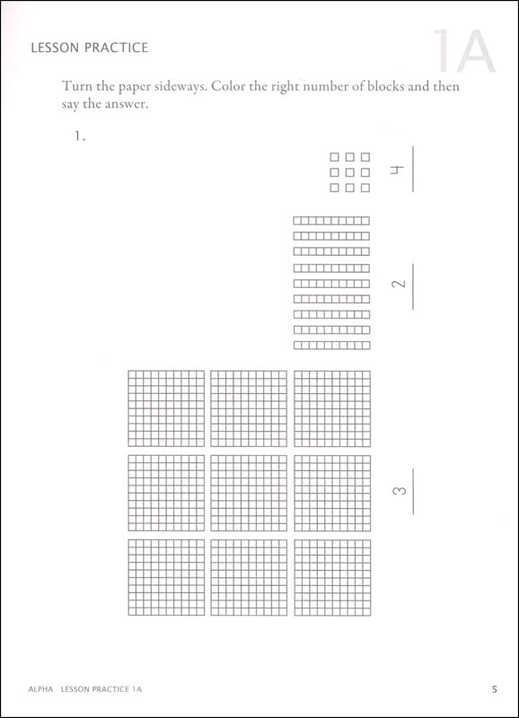 Math U See Alpha Student Pack Demme Learning 9781608260720