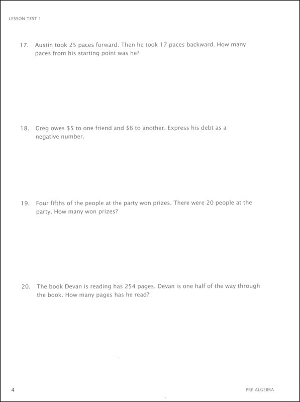 Math-U-See Pre-Algebra Universal Set | Demme Learning