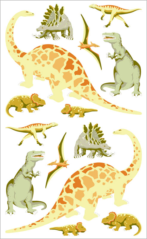 Printable Dinosaur Stickers