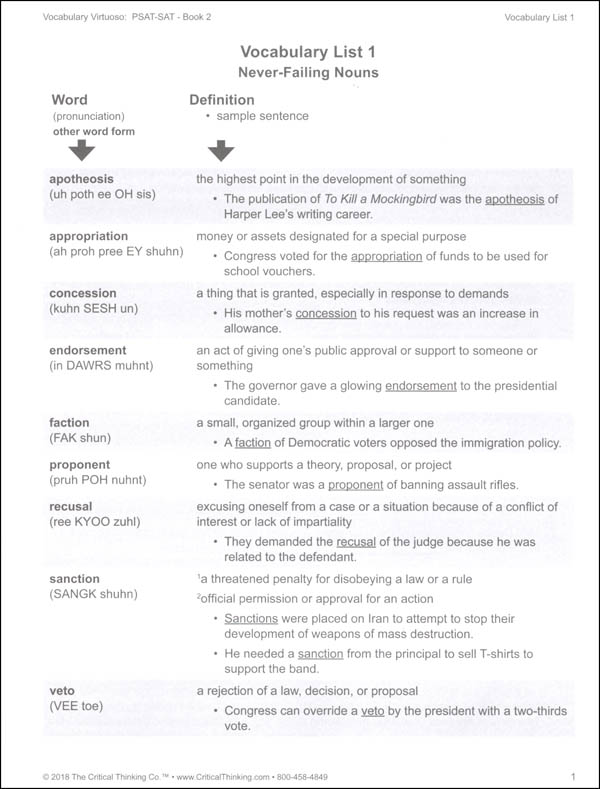 Vocabulary Virtuoso PSAT SAT Book 2 Critical Thinking Company vocabulary-virtuoso-psat-sat-book-2-critical-thinking-company