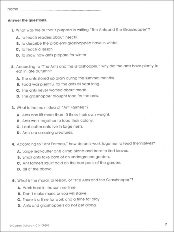 Paired Passages - Grade 3 | Carson-Dellosa | 9781483830674