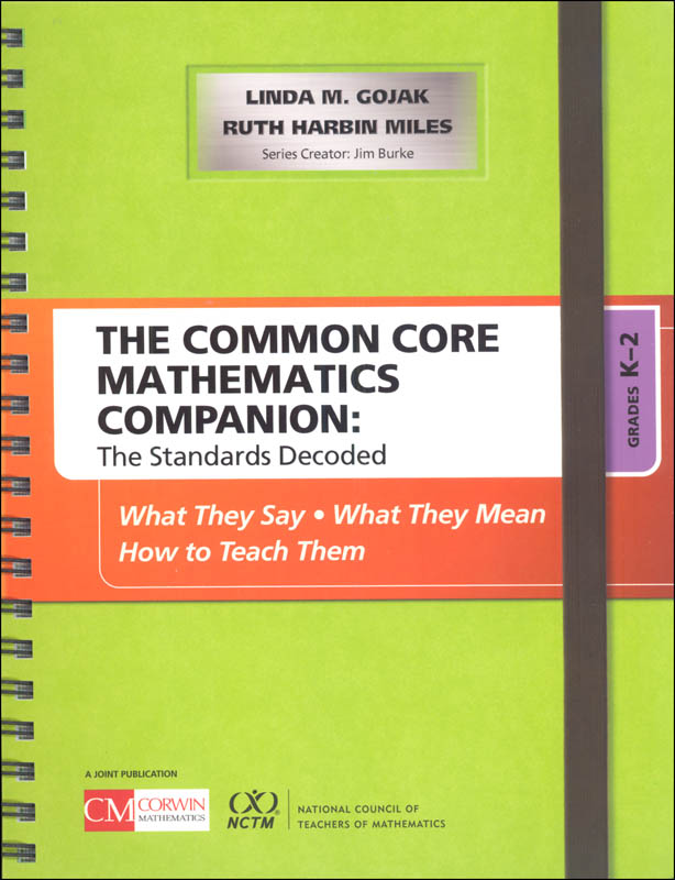 Common Core Companion Mathematics: Grades K-2 | Corwin Press ...