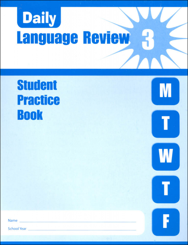 Daily Language Review Grade 3 Individual Student Workbook Evan Moor