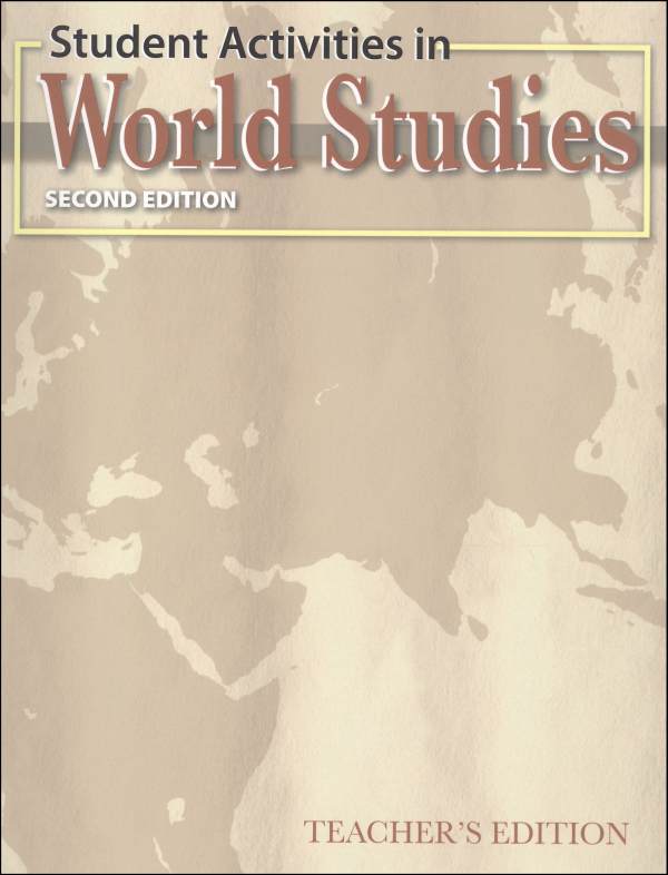 World Studies Student Activities Teacher Edition | BJU Press ...