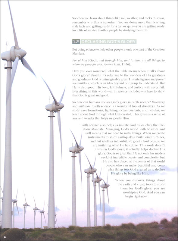 Earth Science Student Text 5th Edition | BJU Press | 9781628562835