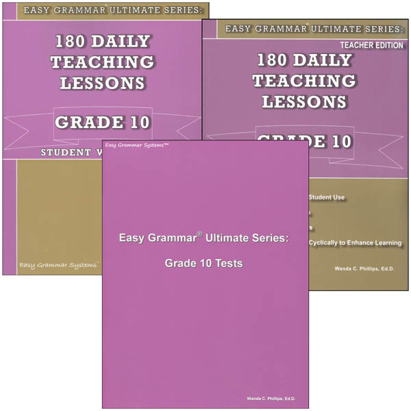Easy Grammar Ultimate Series Grade 10 Set Easy Grammar Systems Easy Grammar Ultimate Series Grade 10 Set Easy Grammar Systems