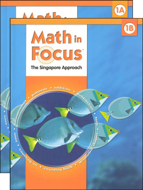 Math in Focus Grade 1 Student Book A & B Set | Marshall Cavendish