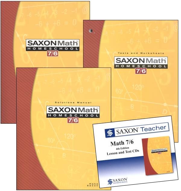 Saxon 7 6 Homeschool Kit Saxon Teacher CD ROM Saxon Publishers saxon-7-6-homeschool-kit-saxon-teacher-cd-rom-saxon-publishers