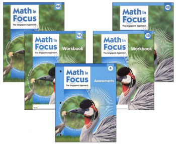 Math in Focus Grade 4 Student Pack | Marshall Cavendish | 9780547549330